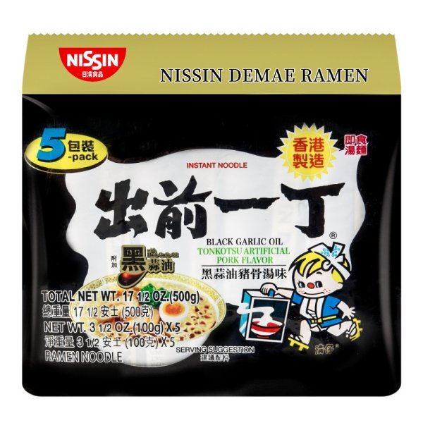 NISSIN BLACK GARLIC NOODLE 500G – DaHua Supermarket Henderson